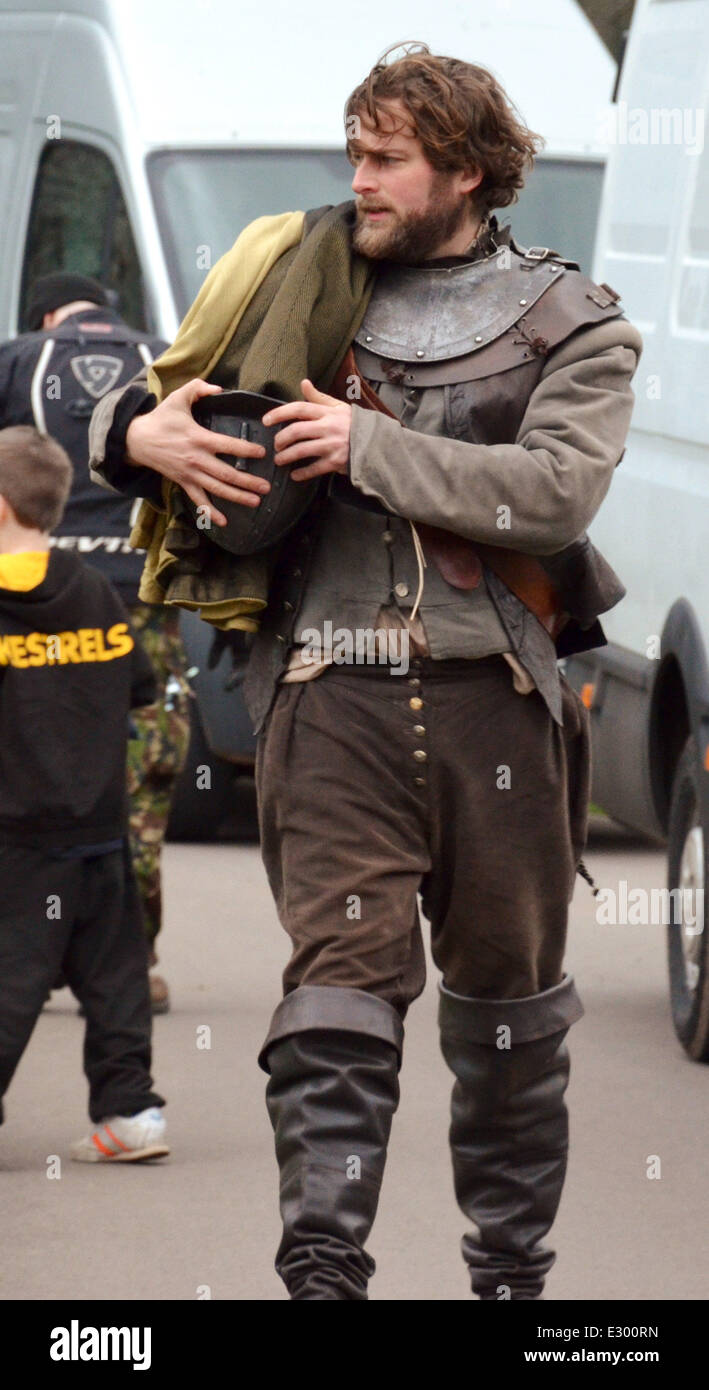 Doctor Who cast filming on location for the 50th anniversary of the BBC ...