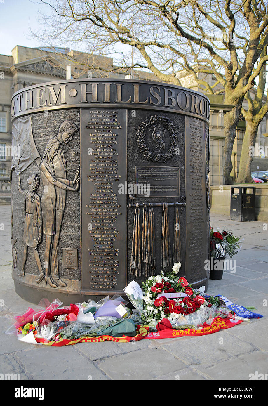 A new memorial has been unveiled in Liverpool to remember the 96 fans ...