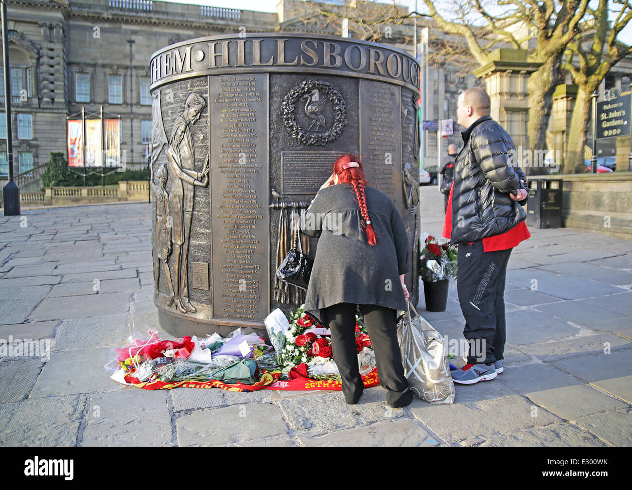 A new memorial has been unveiled in Liverpool to remember the 96 fans ...