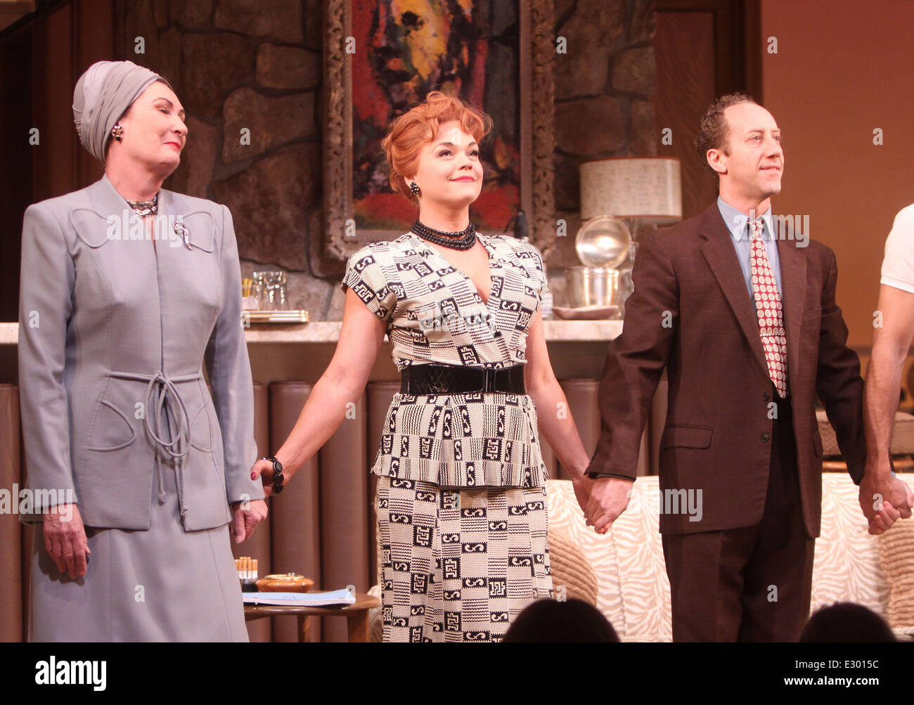 The opening night curtain call for 'The Big Knife' at the American ...