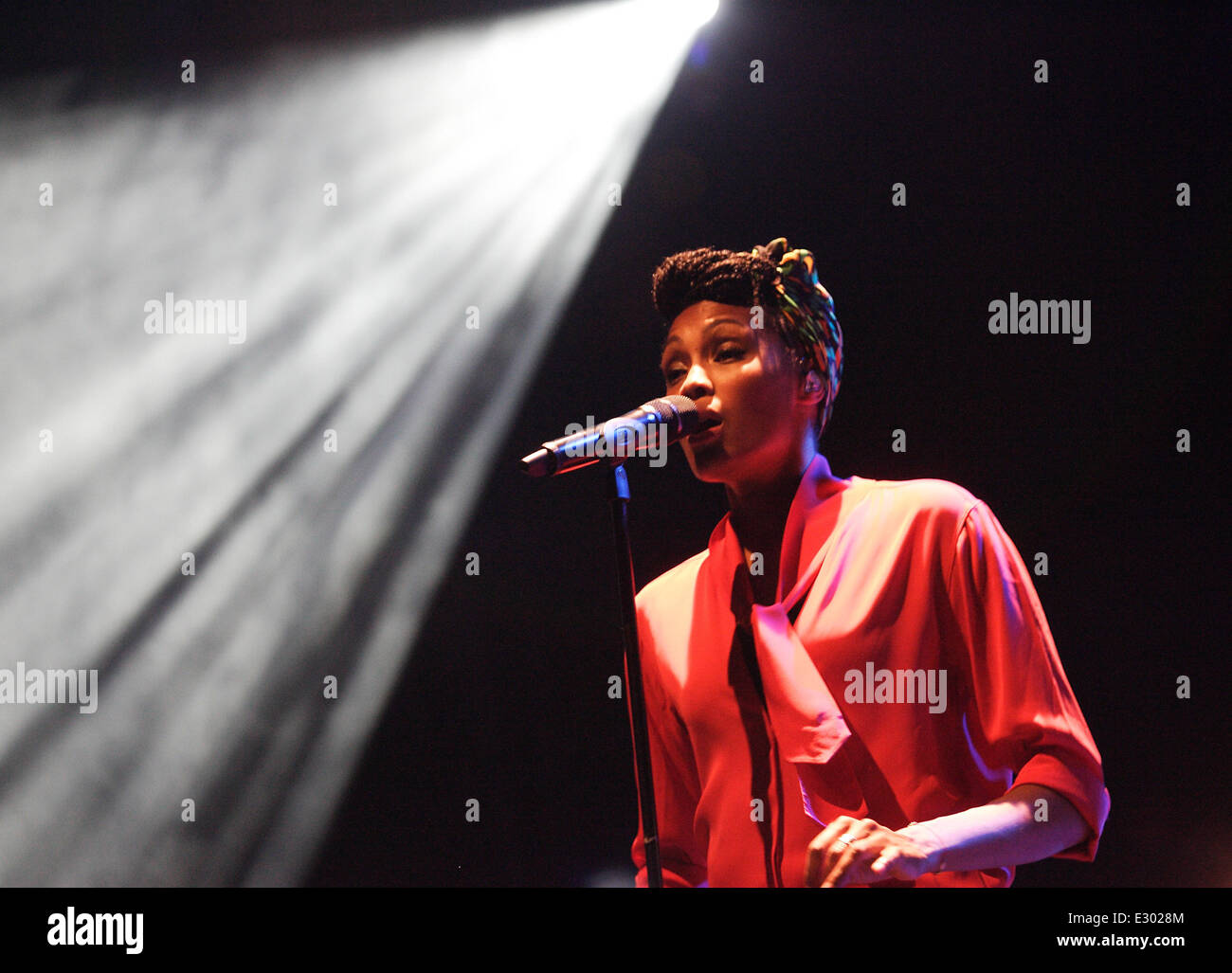 Imany performs live in concert at HSW hall during her tour of Poland ...