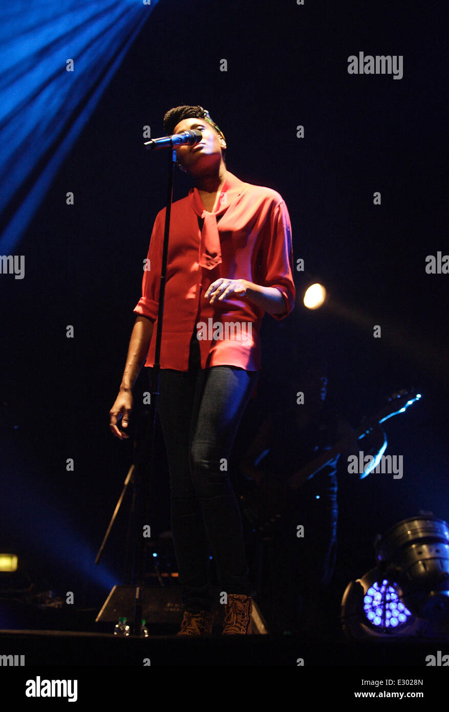 Imany performs live in concert at HSW hall during her tour of Poland ...