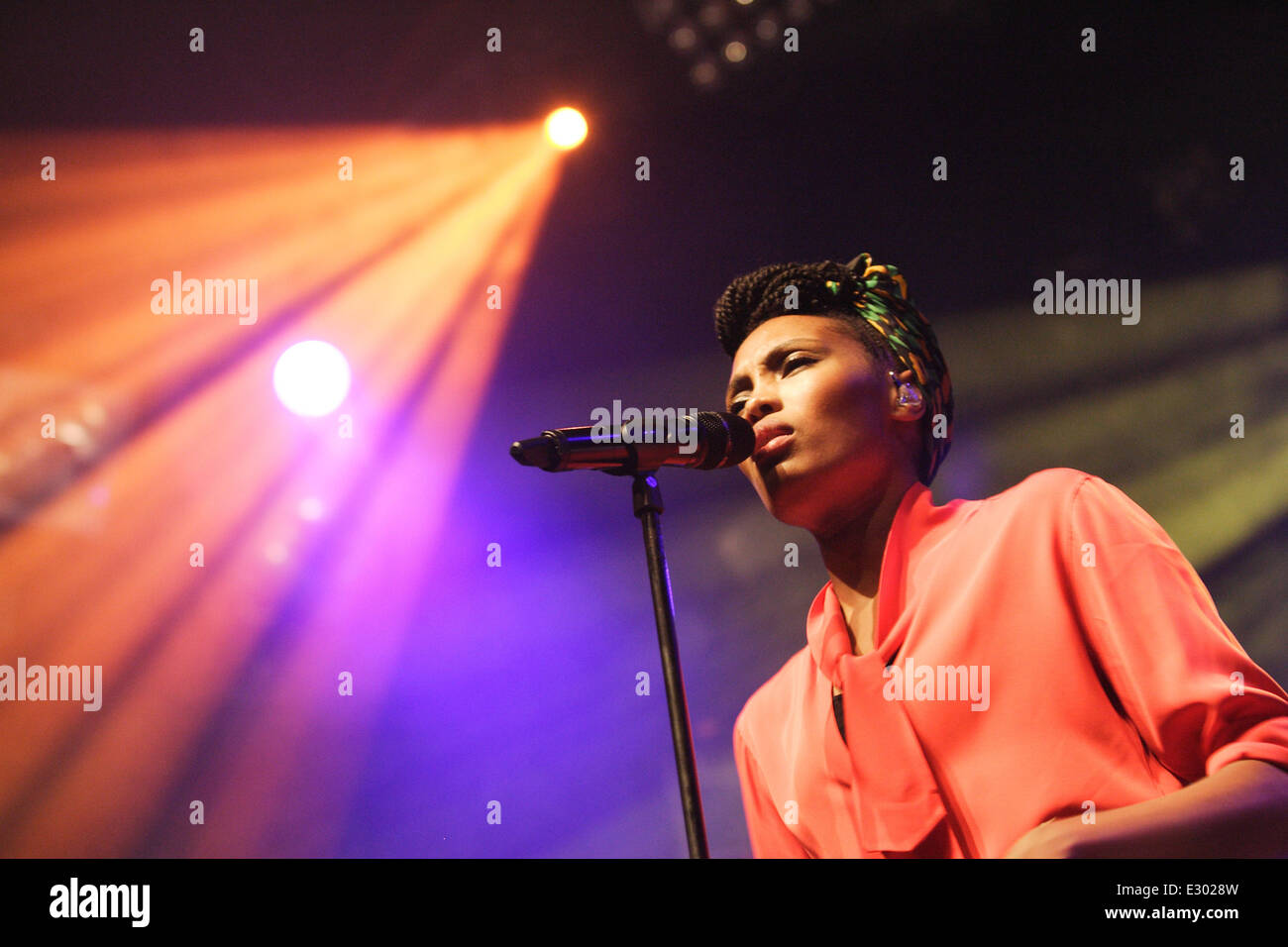Imany performs live in concert at HSW hall during her tour of Poland ...