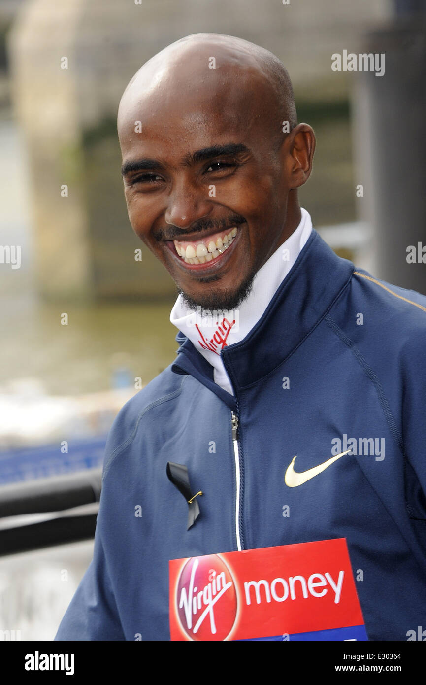 British Elite Runners photocall for 2013 London Marathon Featuring: Mo ...