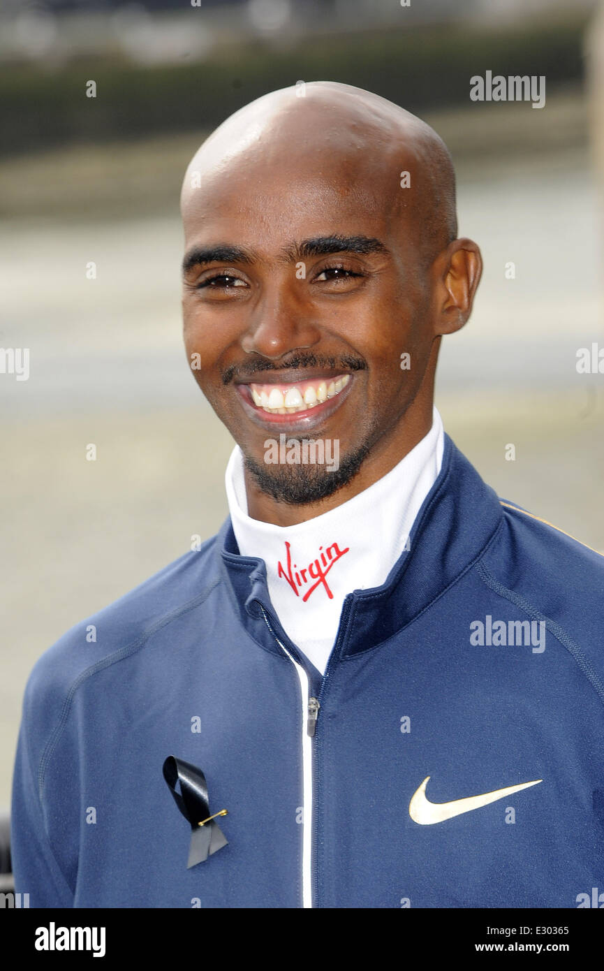 British Elite Runners photocall for 2013 London Marathon Featuring: Mo ...