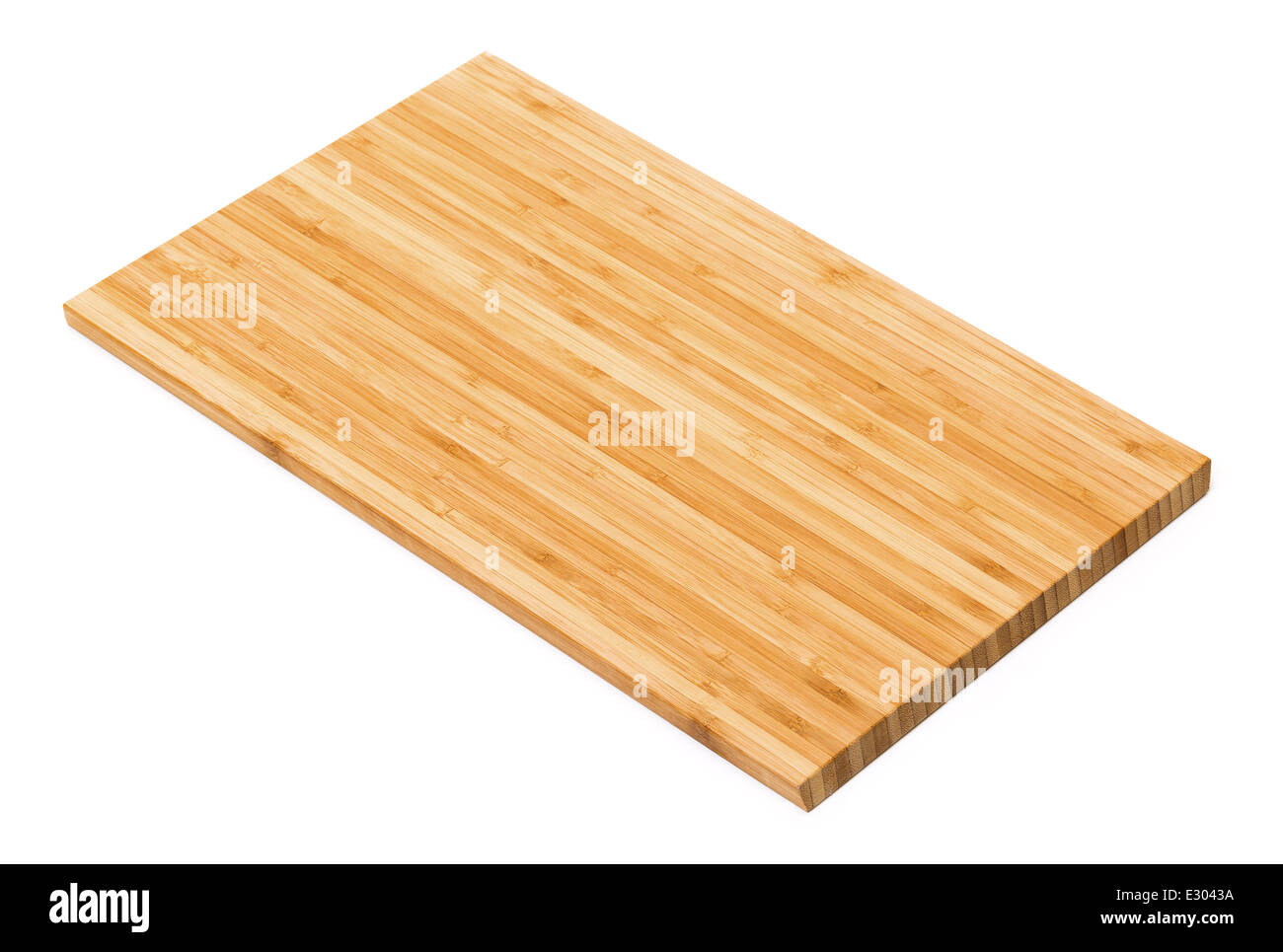 Wooden Chopping Board, isolated on white background Stock Photo - Alamy