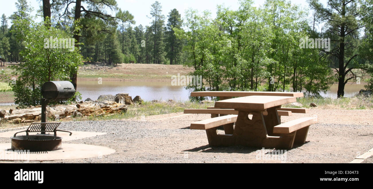 White Horse Lake Campground in the Williams Ranger District of Kaibab National Forest provides ...