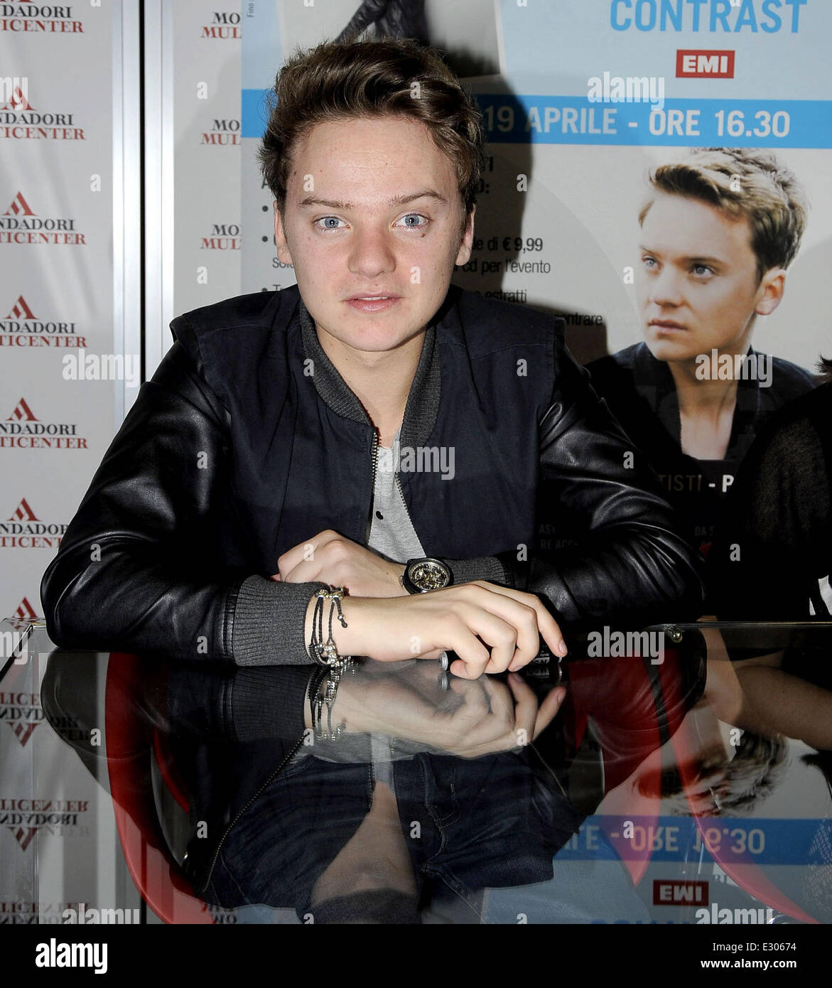 Conor Maynard signs copies of his album 'Contrast' and meets fans at ...