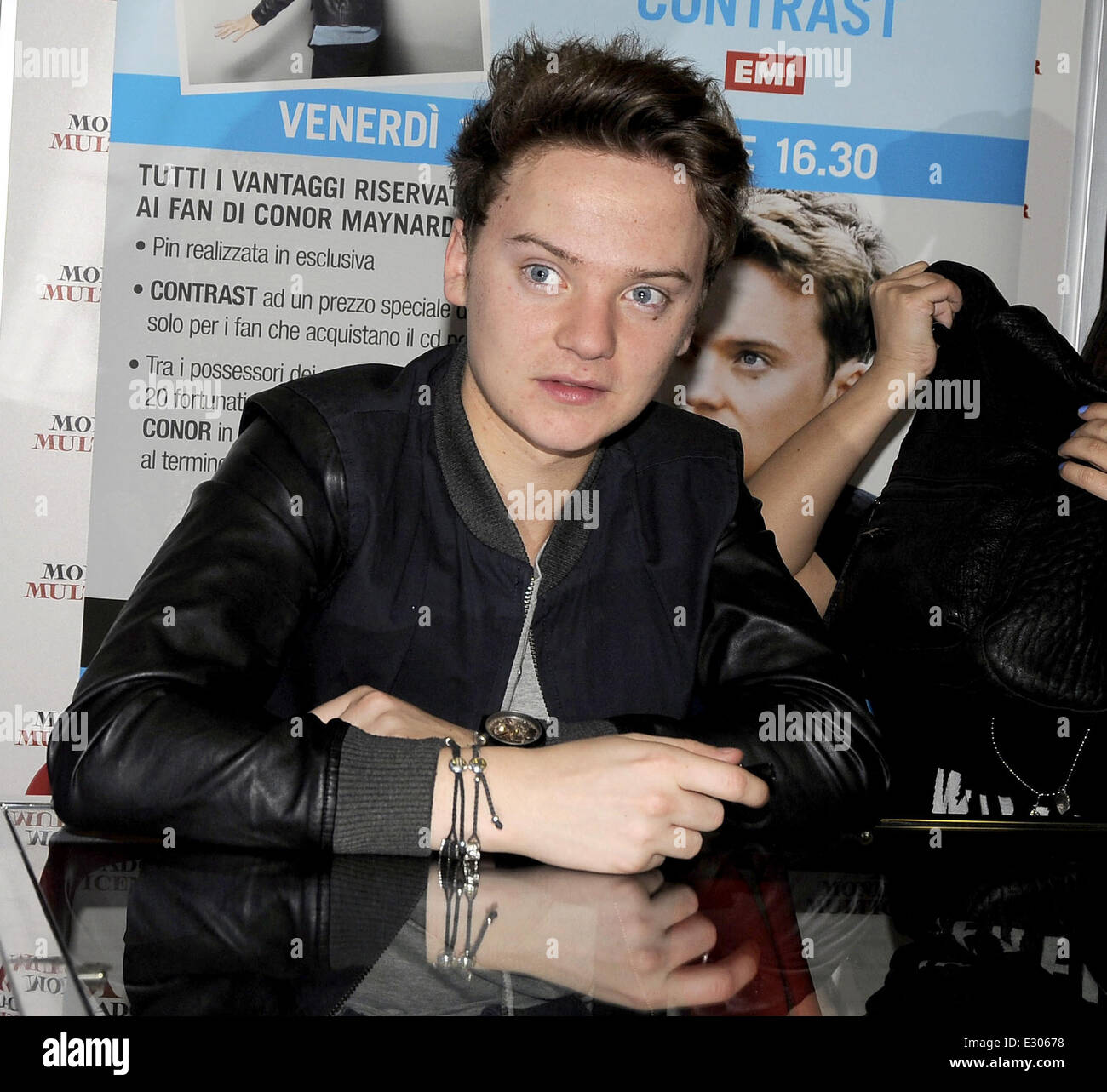 Conor Maynard signs copies of his album 'Contrast' and meets fans at ...