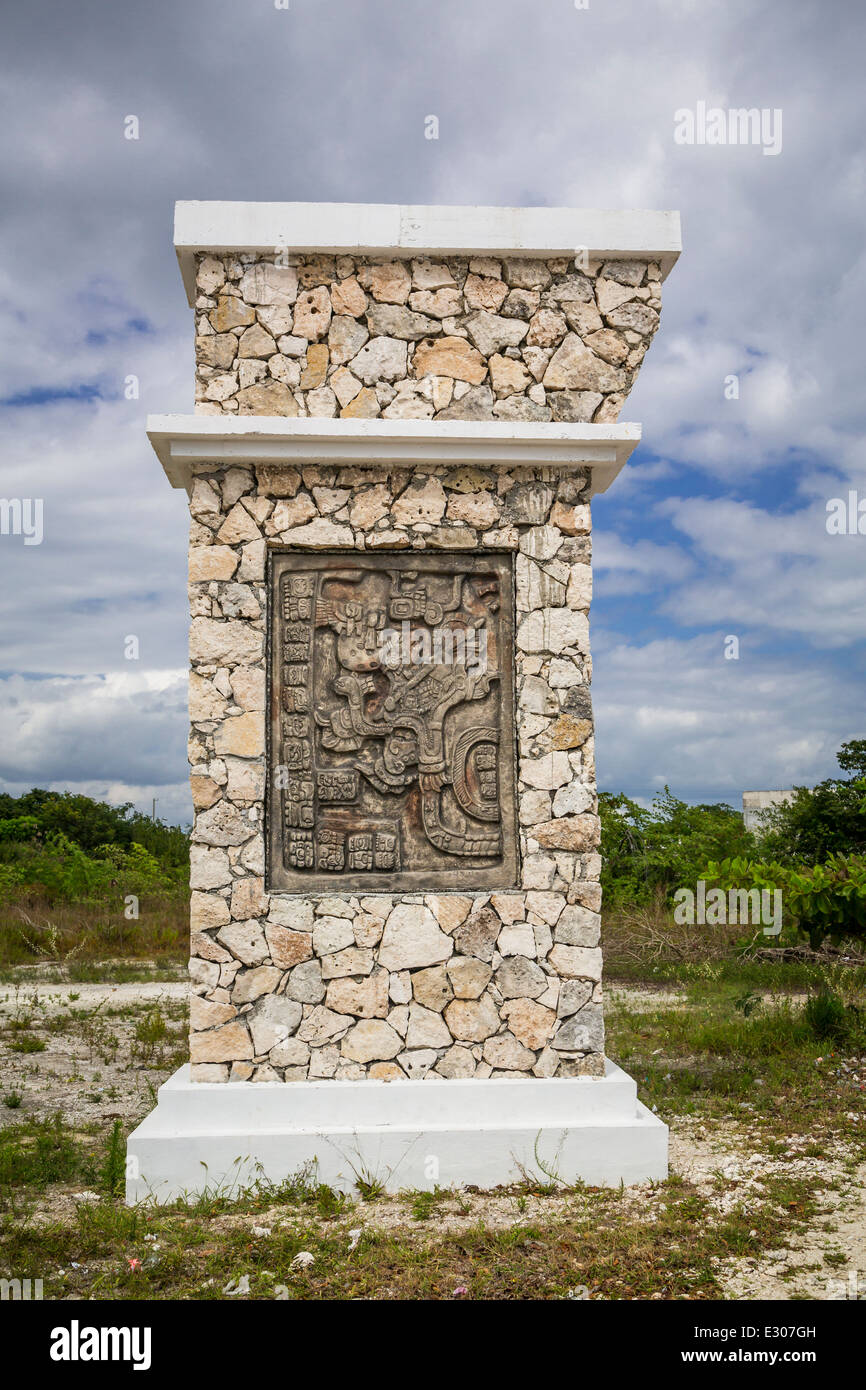 Entrance gate mayan design near hi-res stock photography and images - Alamy