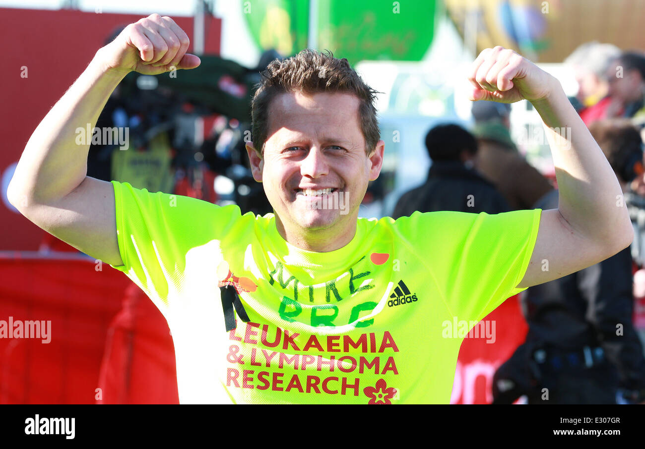 The 2013 Virgin London Marathon Featuring: Mike Bushell Where: London ...