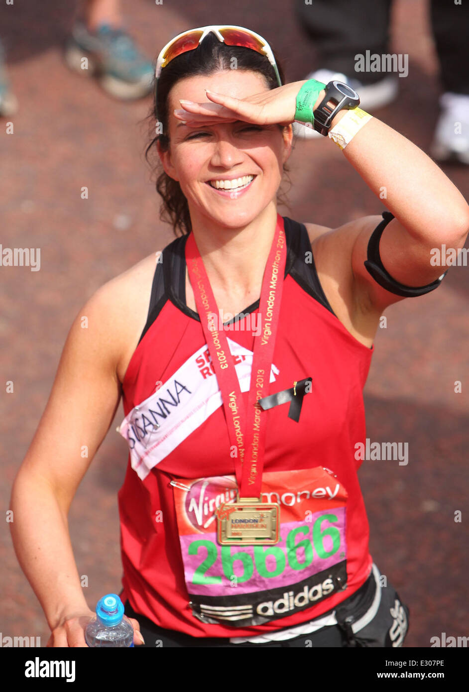 The 2013 Virgin London Marathon Featuring: Susanna Reid Where: London ...