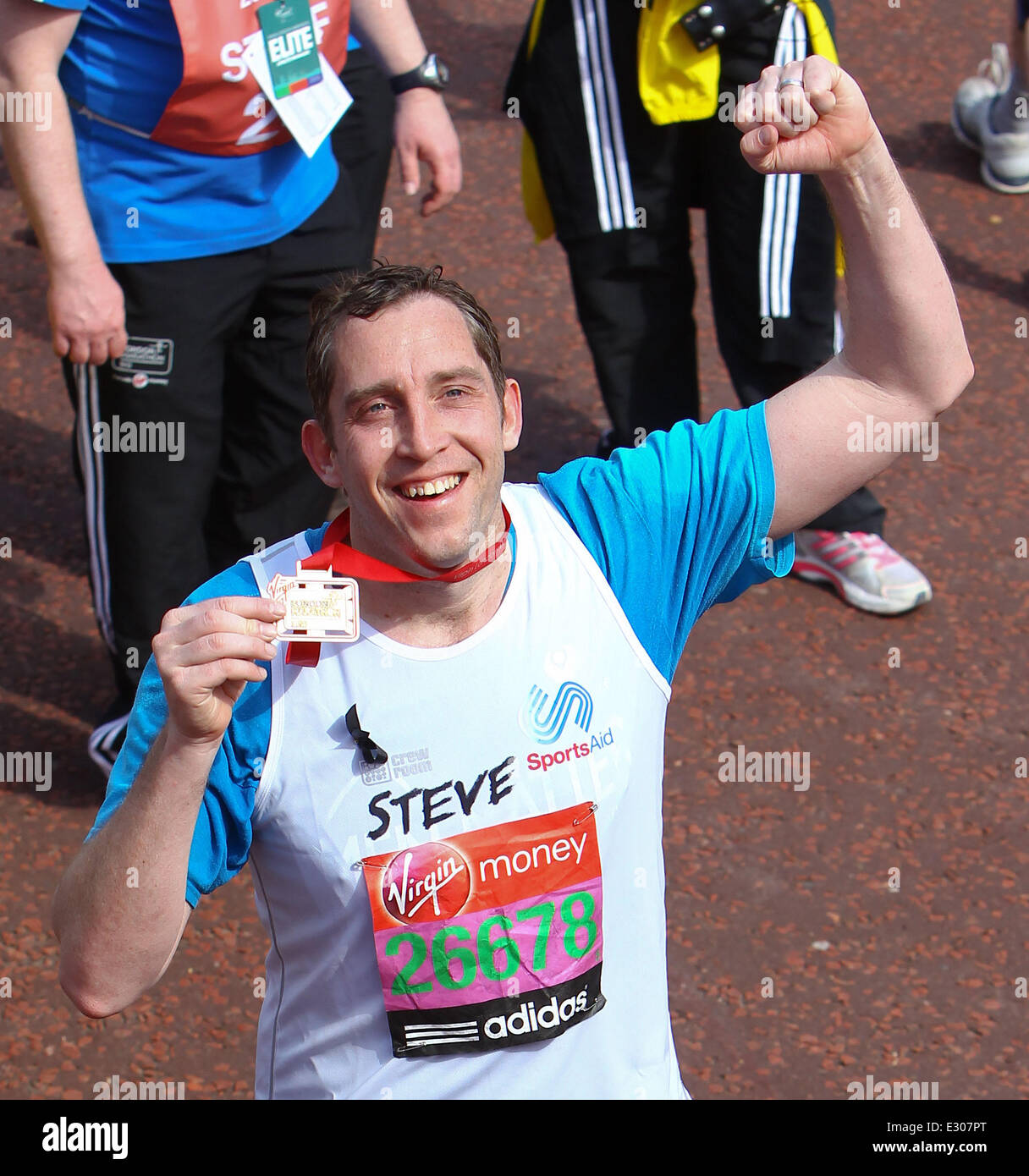 The 2013 Virgin London Marathon Featuring: Steve Parry Where: London ...