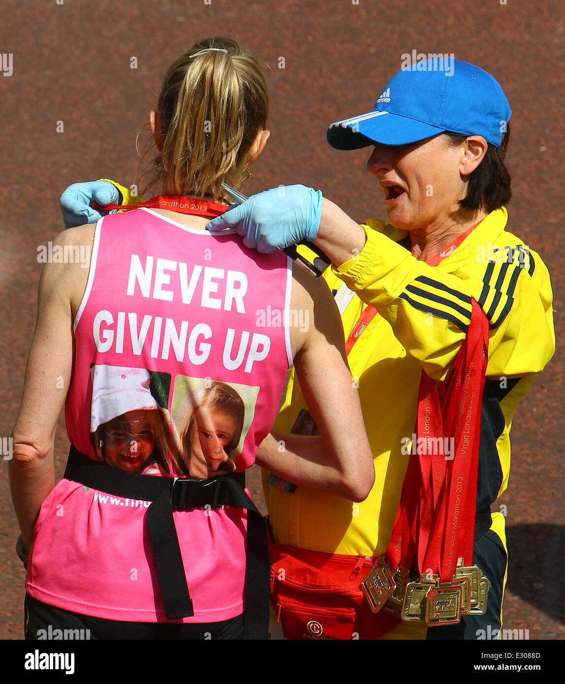 The 2013 Virgin London Marathon Featuring: Kate McCann Where: London ...