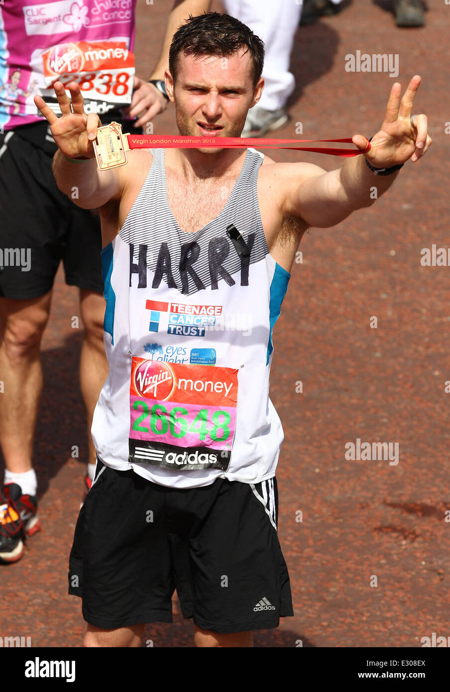 The 2013 Virgin London Marathon Featuring: Harry Judd Where: London ...