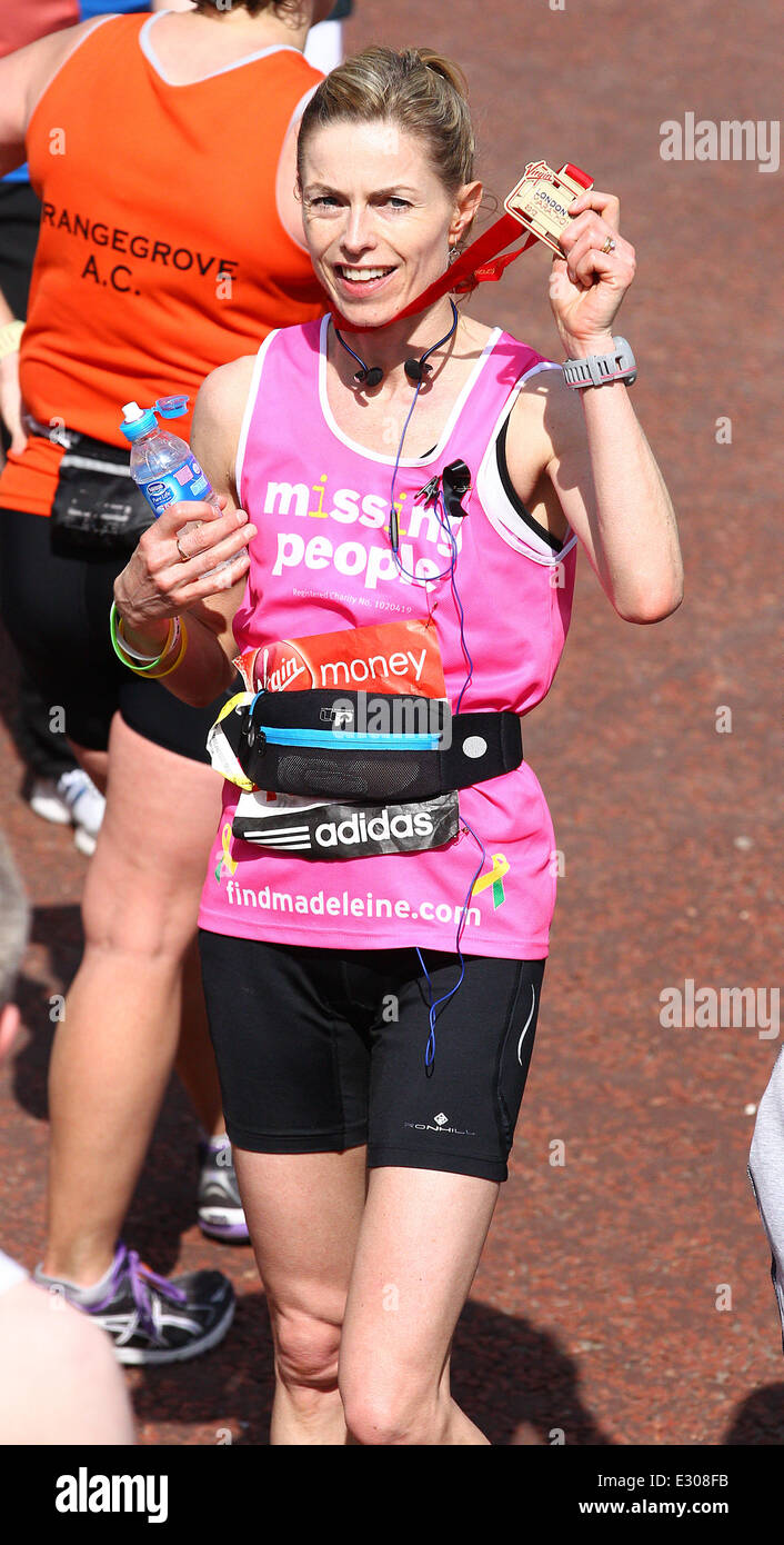 The 2013 Virgin London Marathon Featuring: Kate McCann Where: London ...