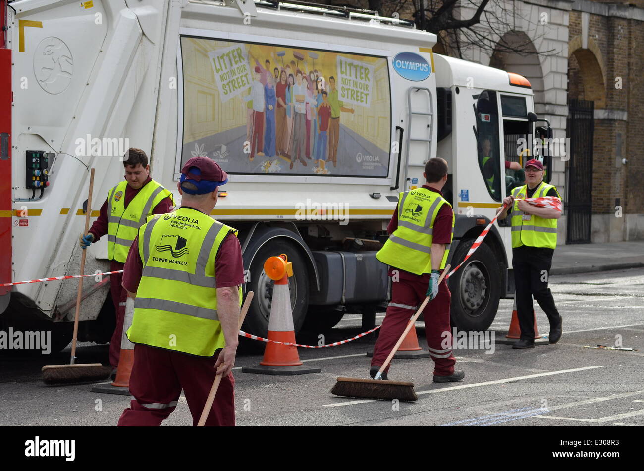 The 2013 Virgin London Marathon Featuring: The Clean Up Where: London ...
