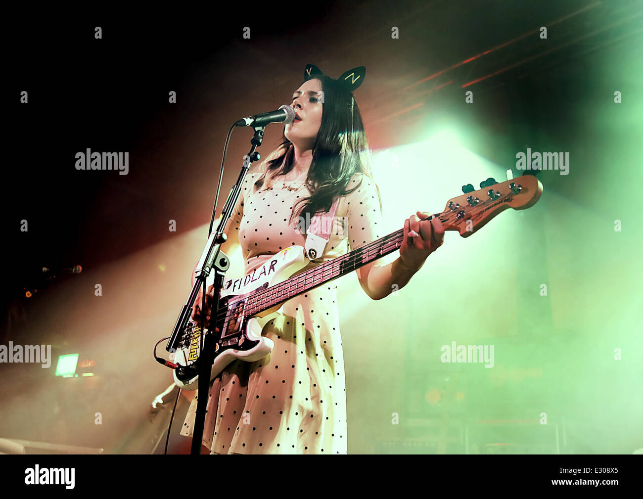 Kate Nash performs live at East Village Arts Club Featuring: Kate Nash ...