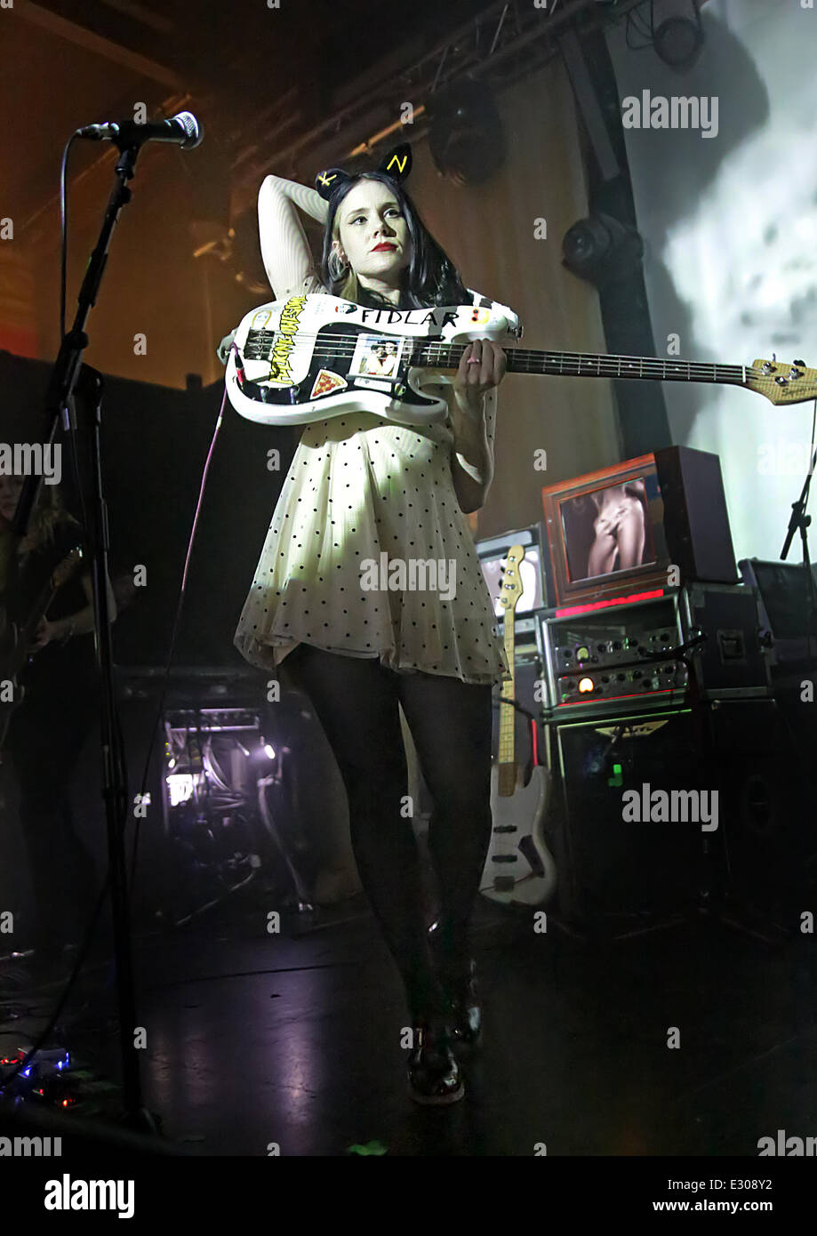 Kate Nash performs live at East Village Arts Club Featuring: Kate Nash ...