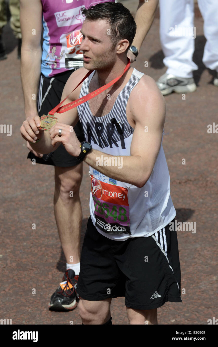 The 2013 Virgin London Marathon Featuring: Harry Judd Where: London ...