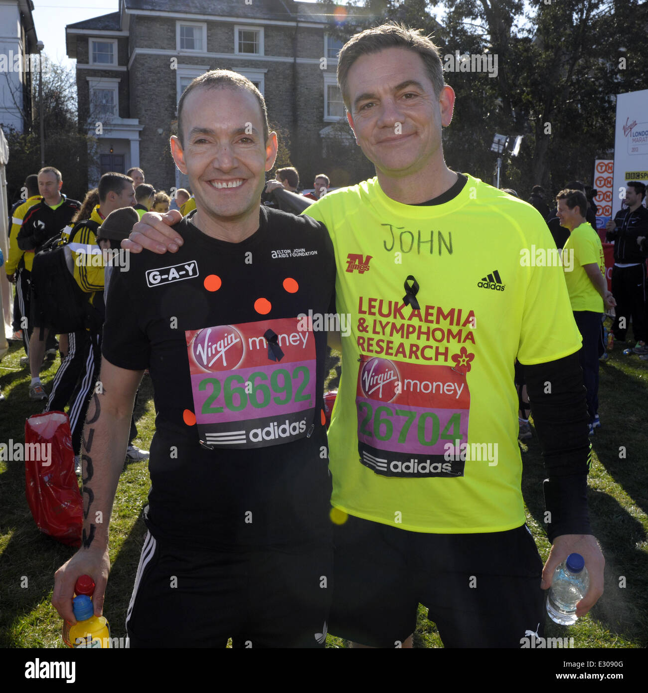 The 2013 Virgin London Marathon Featuring: Jeremy Joseph,John Michie ...