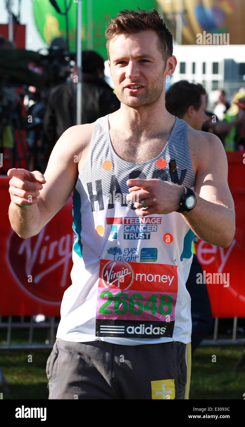 The 2013 Virgin London Marathon Featuring: Harry Judd Where: London ...