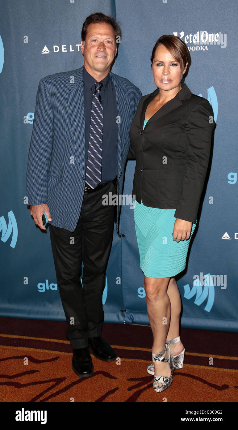 24th Annual GLAAD Media Awards held at the JW Marriott - Arrivals ...