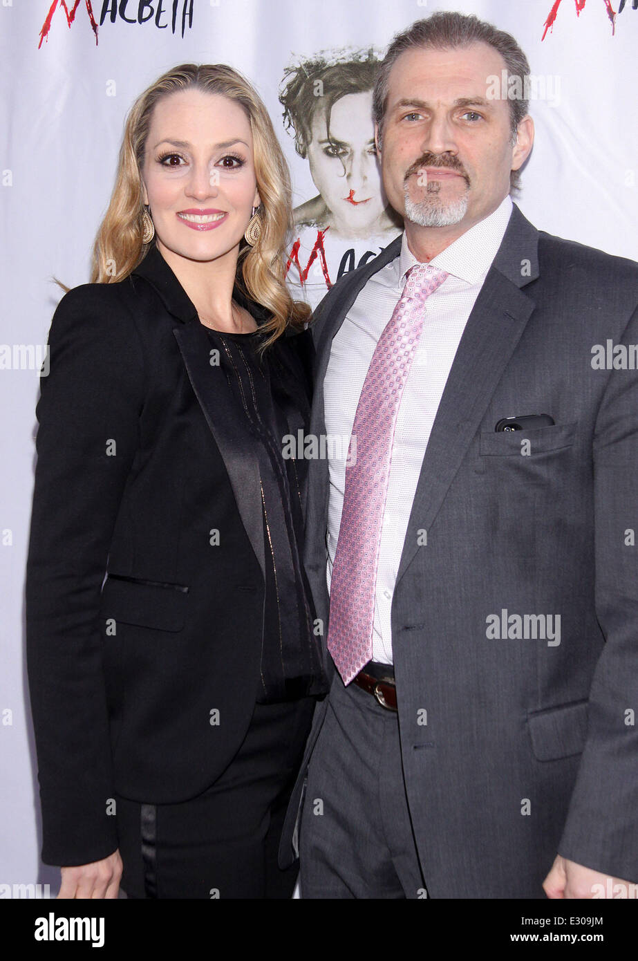 Broadway opening night for 'Macbeth' at the Ethel Barrymore Theatre ...
