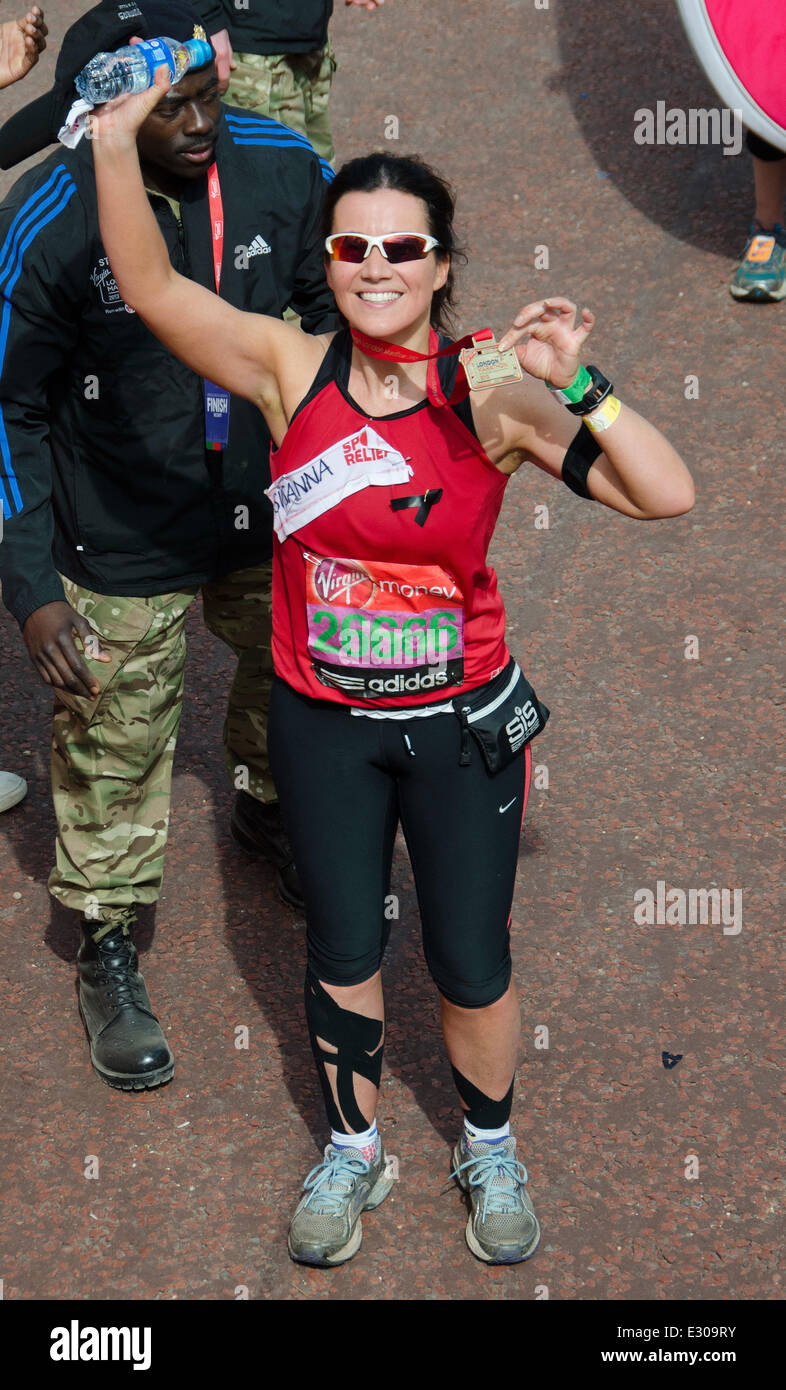 The 2013 Virgin London Marathon Featuring: Susanna Reid Where: London ...