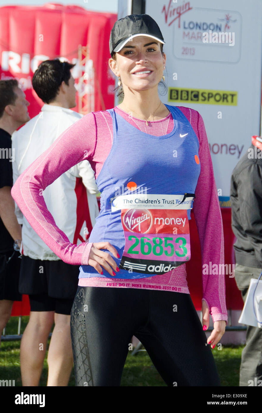 The 2013 Virgin London Marathon Featuring: Sophie Anderton Where ...