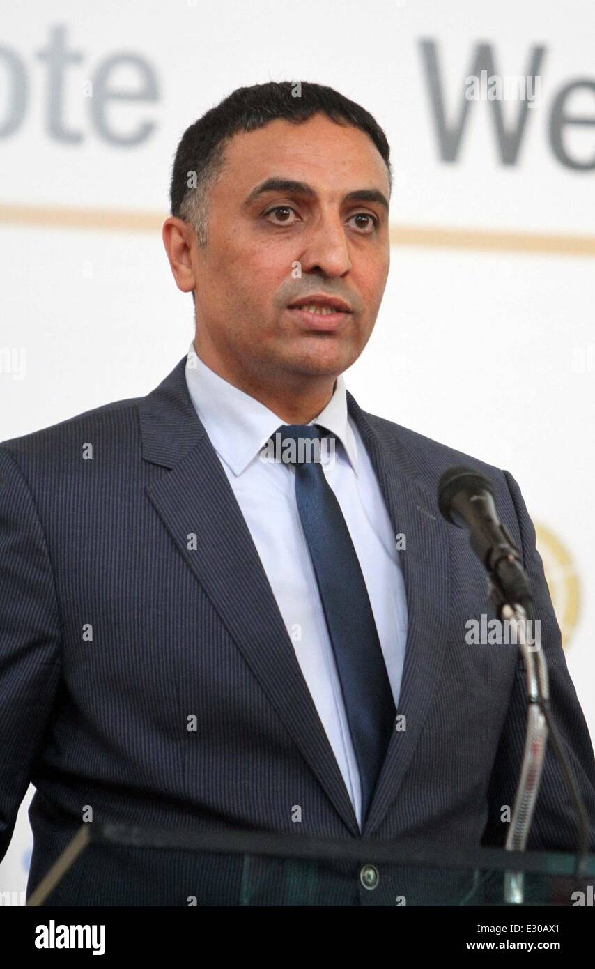 Tripoli, Libya. 21st June, 2014. First Deputy President of Libya's ...
