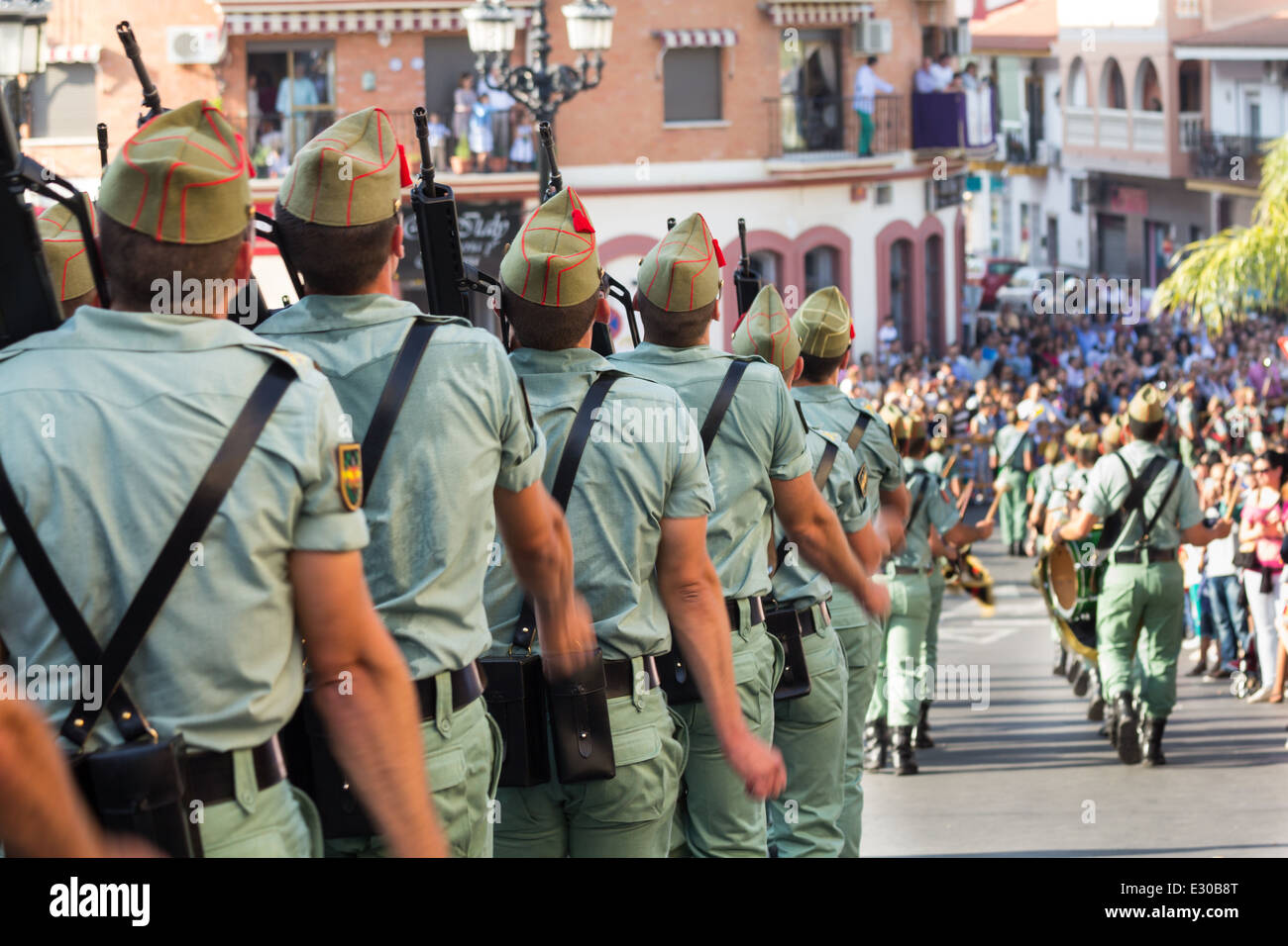 Spanish legionnaires marching during an Easter parade Stock Photo - Alamy