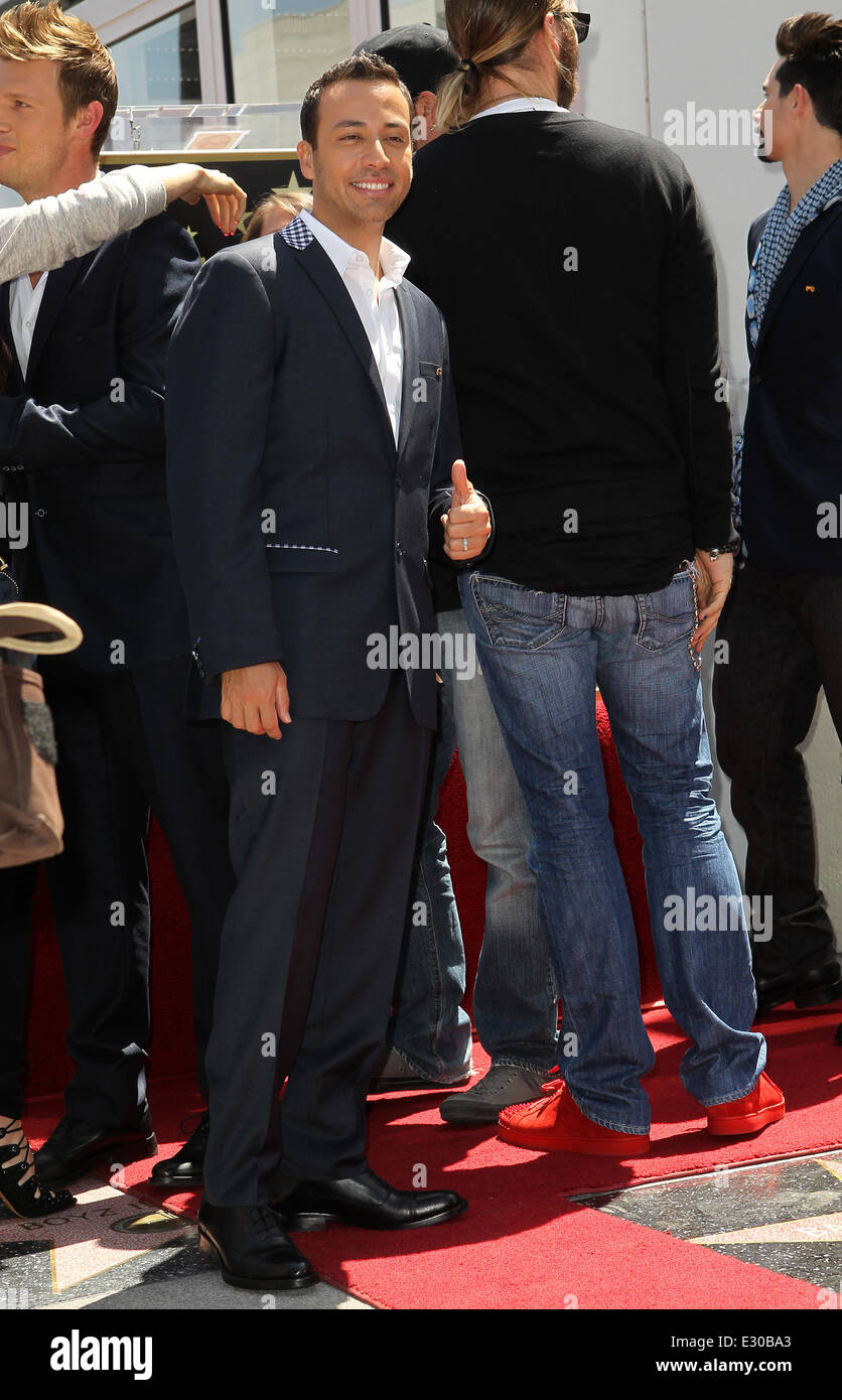 Backstreet boys star ceremony hi-res stock photography and images - Alamy