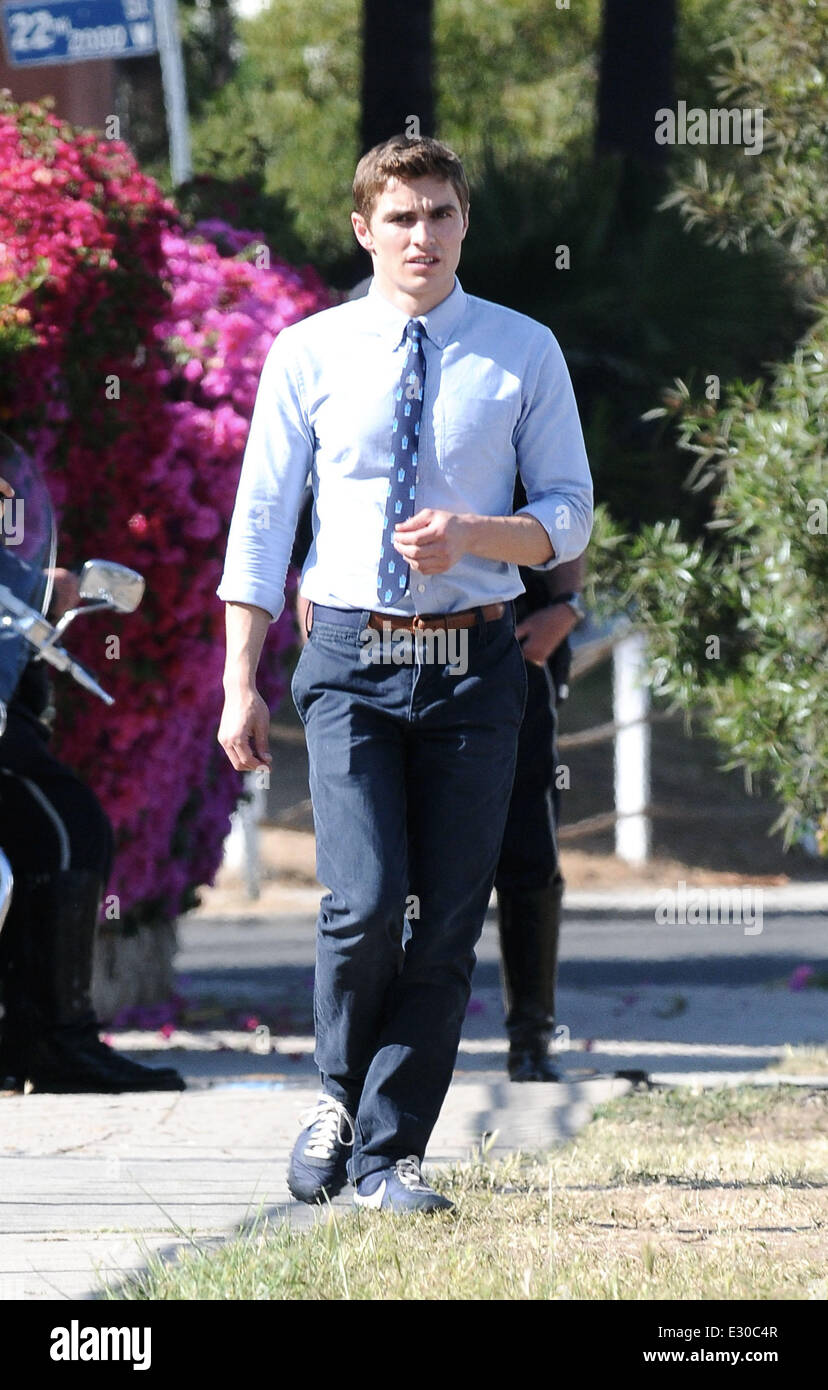 Zac Efron and Dave Franco on the set of 'The Townies' in Los Angeles ...