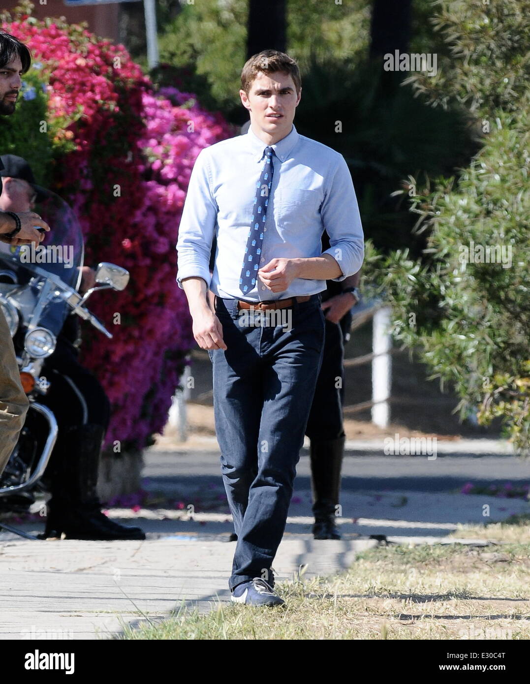 Zac Efron and Dave Franco on the set of 'The Townies' in Los Angeles ...