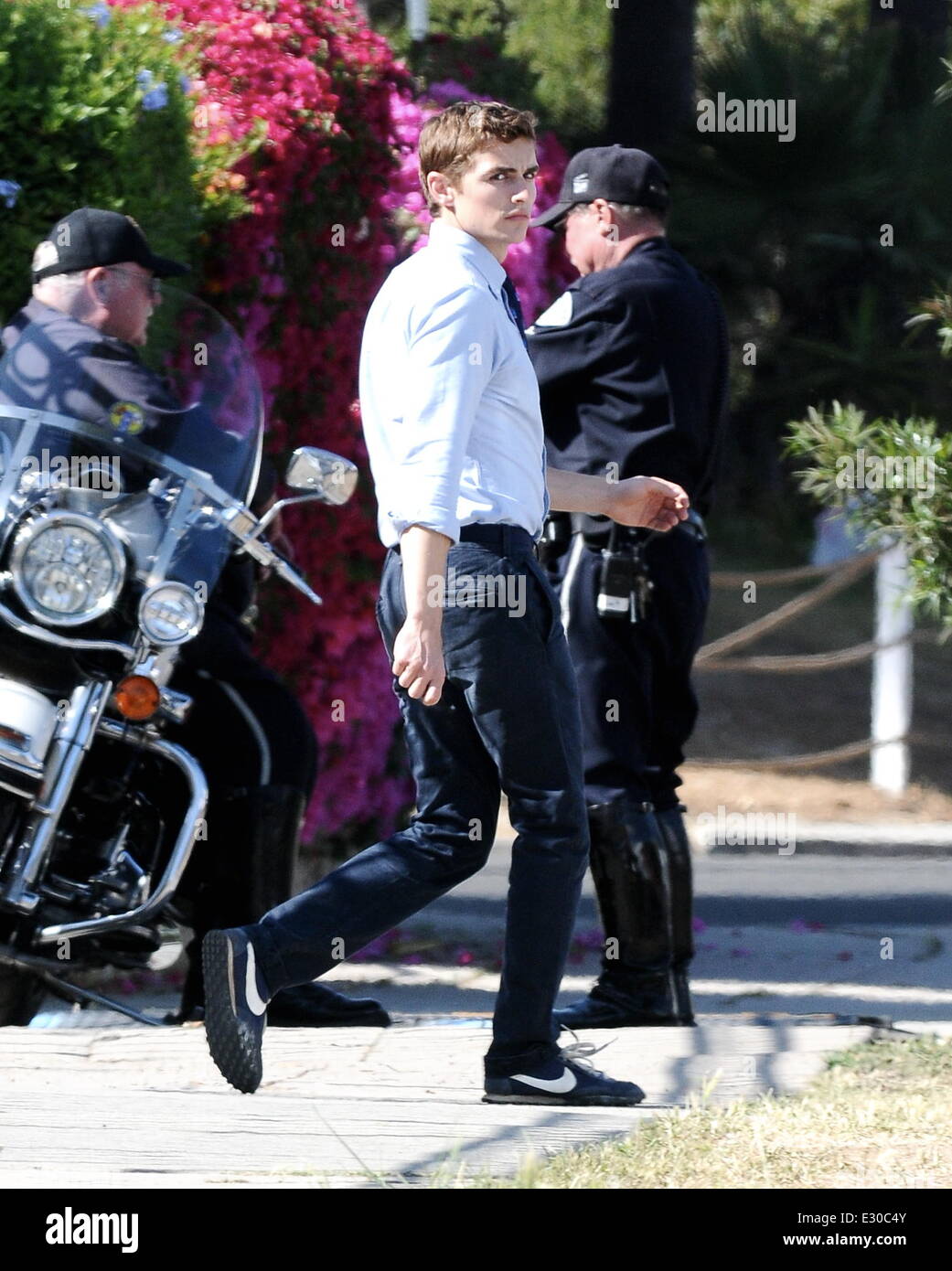 Zac Efron and Dave Franco on the set of 'The Townies' in Los Angeles ...