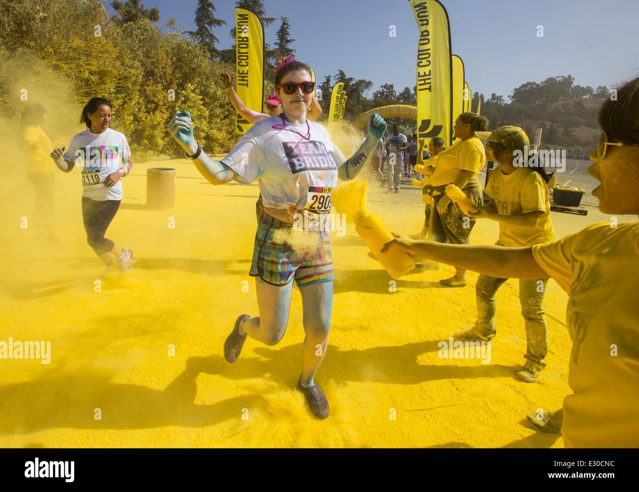 Los Angeles, California, USA. 21st June, 2014. People take part in the ...