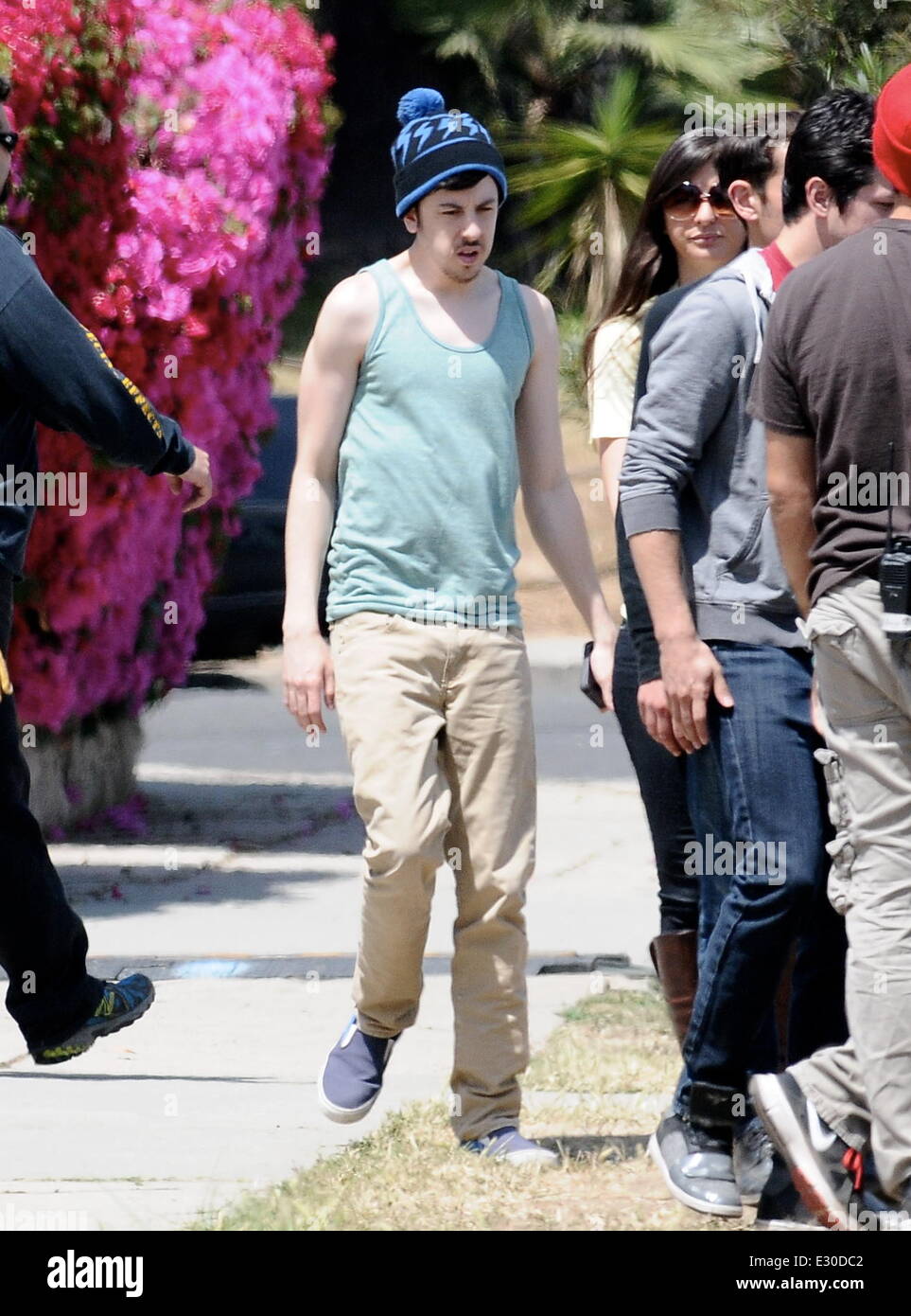 Christopher Mintz-Plasse on set of 'The Townies' Featuring: Christopher ...