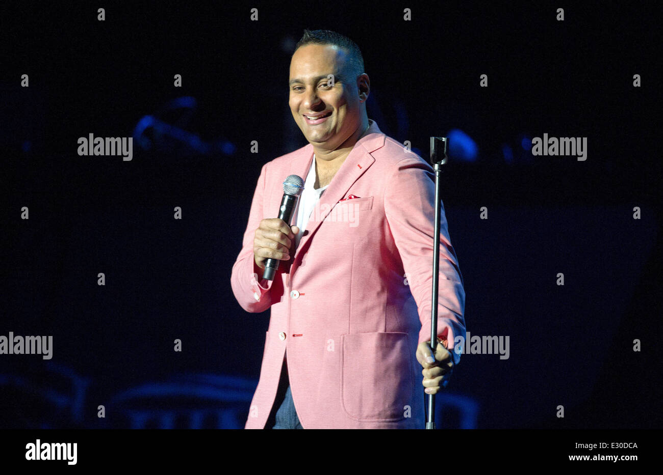 Canadian stand-up comedian Russell Peters performing to a sold out ...