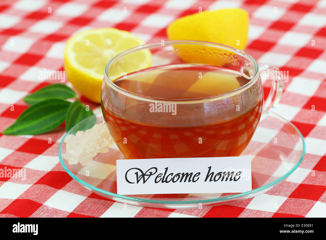 Welcome note home hi-res stock photography and images - Alamy