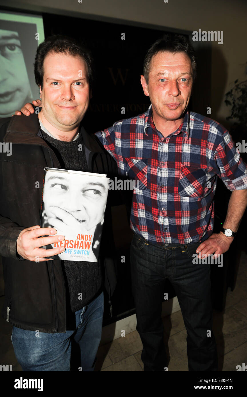 Andy Kershaw attends a book signing session for his book 'No Off Switch ...