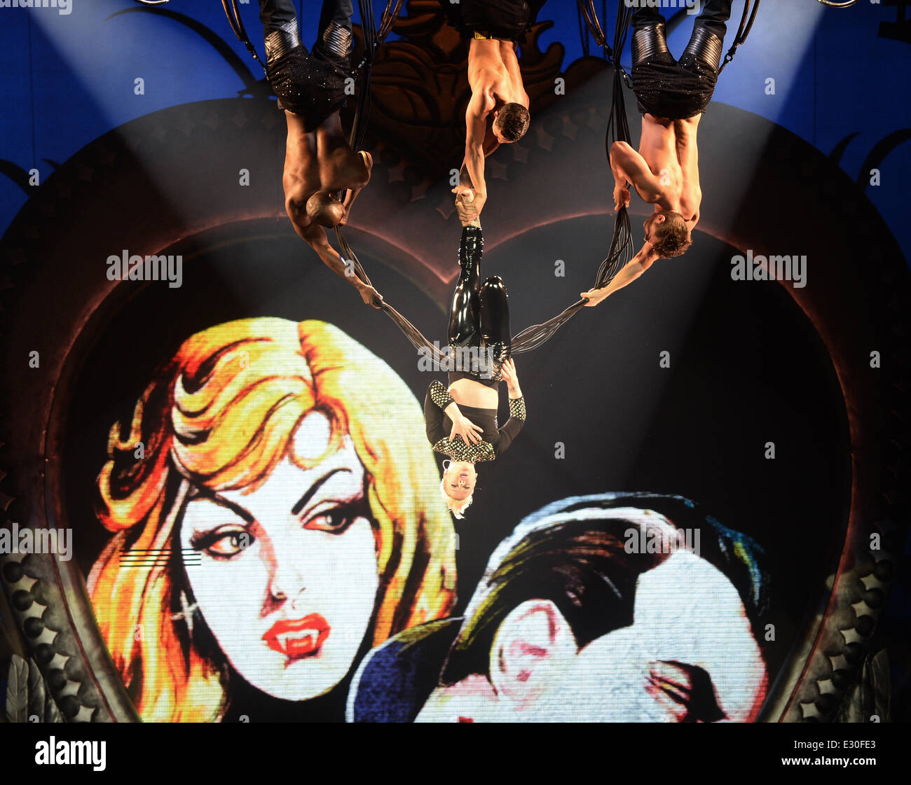 Pink performing at the O2 Arena London as part of her 'The Truth About ...