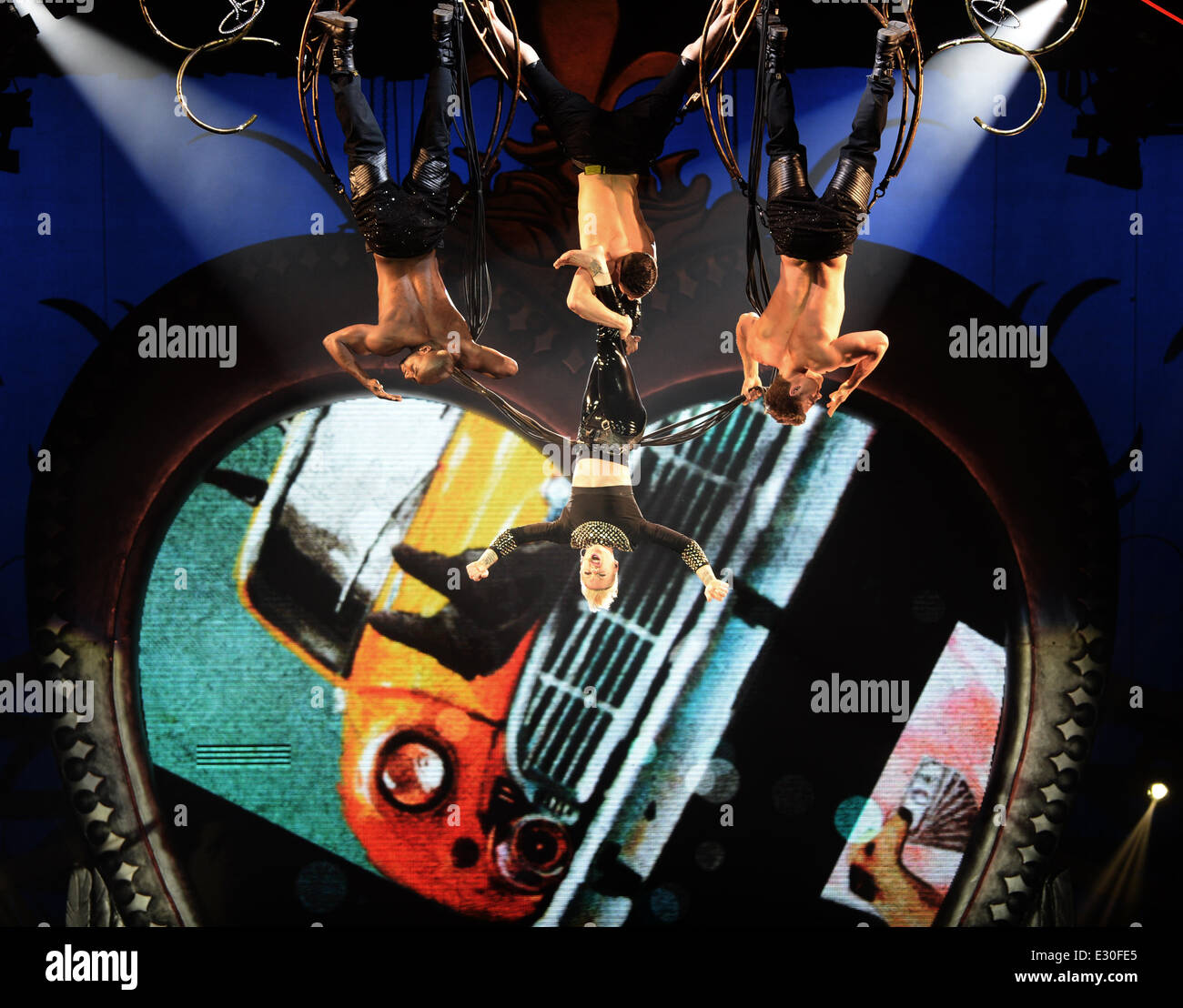 Pink performing at the O2 Arena London as part of her 'The Truth About ...