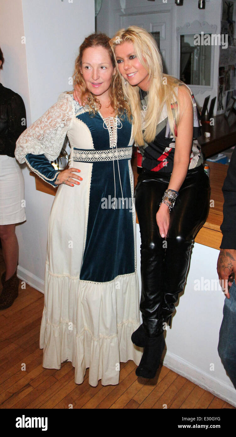 Tara Reid visits The Ashley Paige Gallery Featuring: Ashley Paige,Tara ...