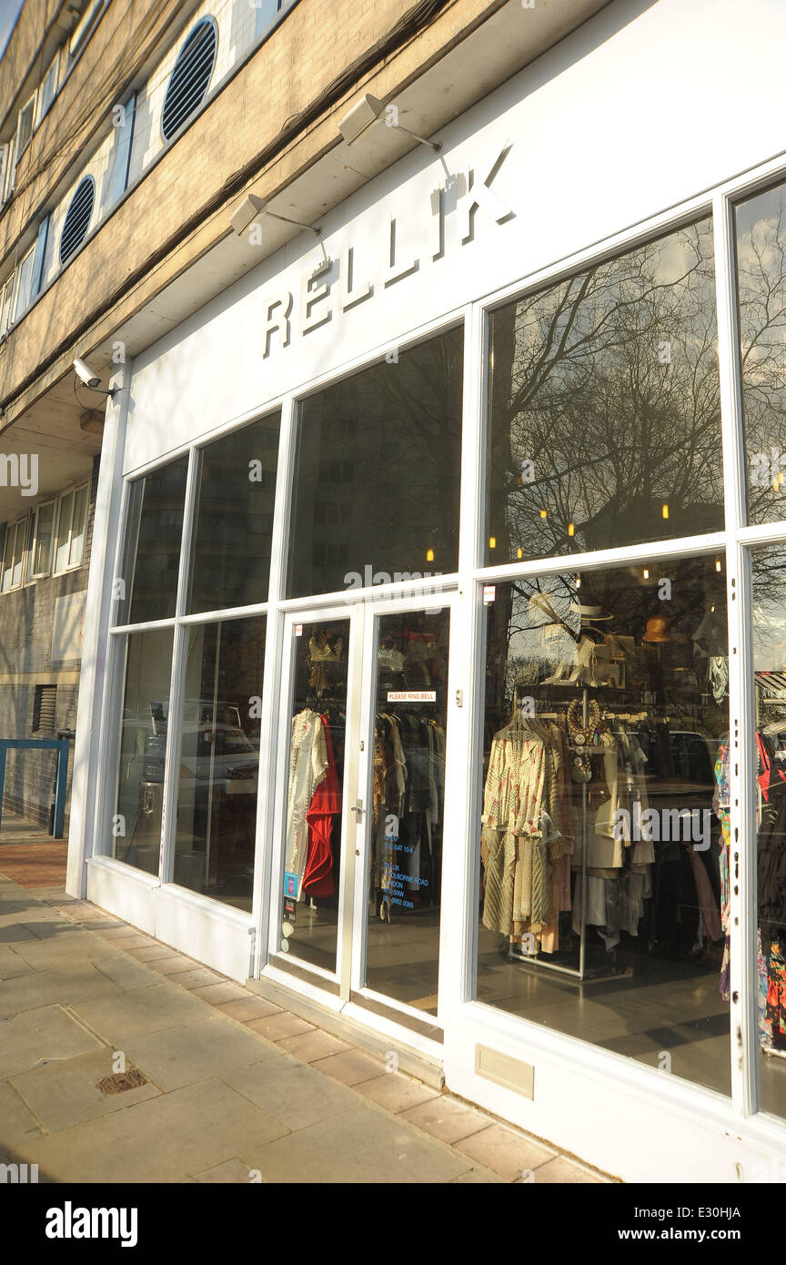 Kate Moss shopping at Rellik vintage clothing boutique Featuring ...