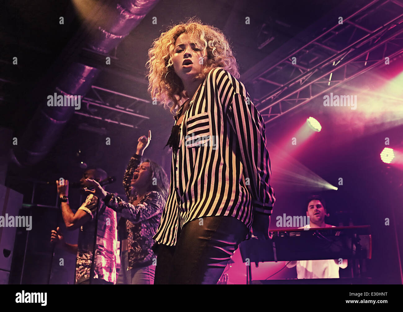 Rudimental Performing live at the Liverpool O2 Academy. Featuring: Elle ...