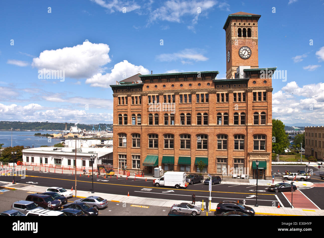 Clock tower building in Tacoma Washington Stock Photo - Alamy