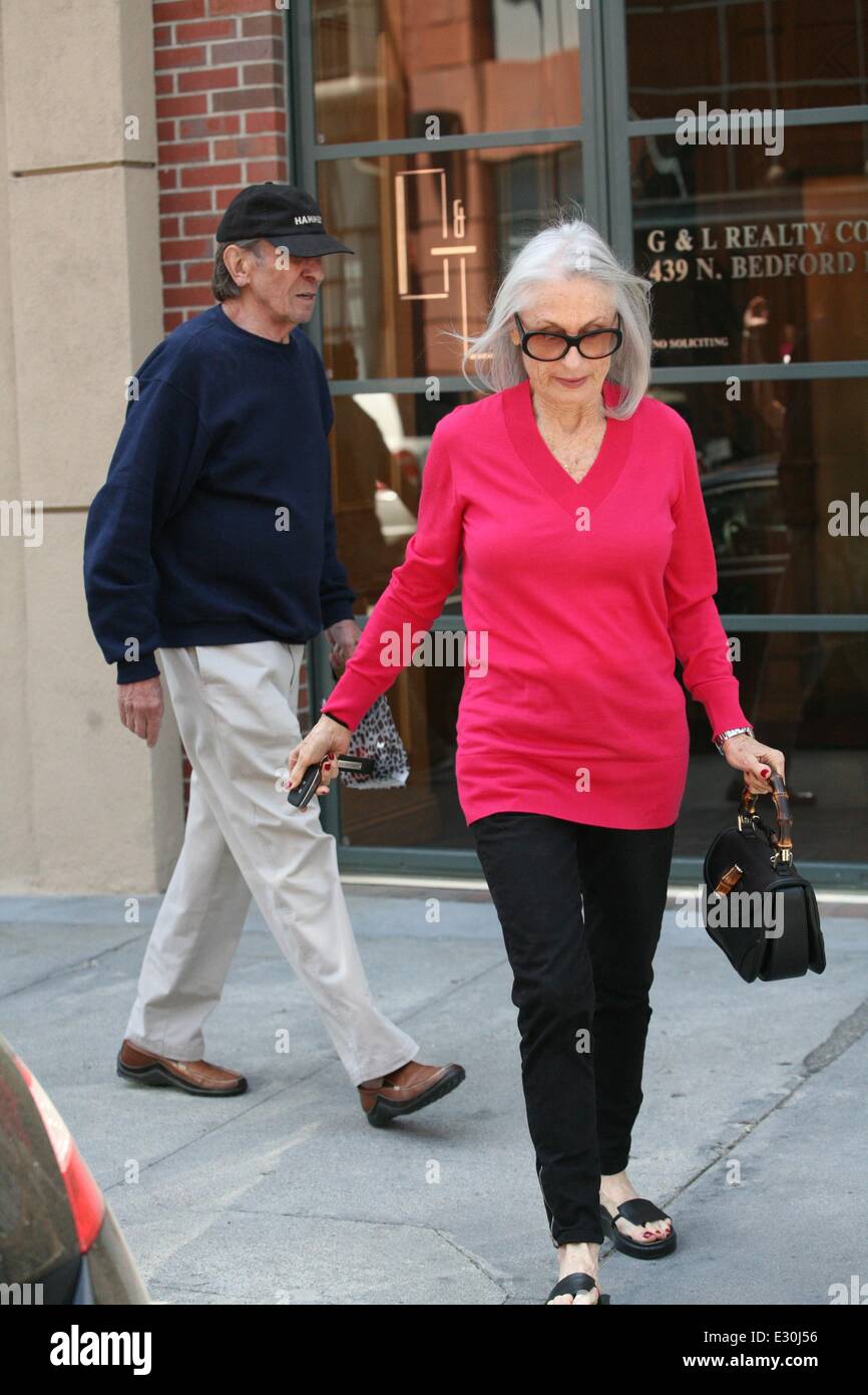 Leonard nimoy and wife susan bay hi-res stock photography and images ...