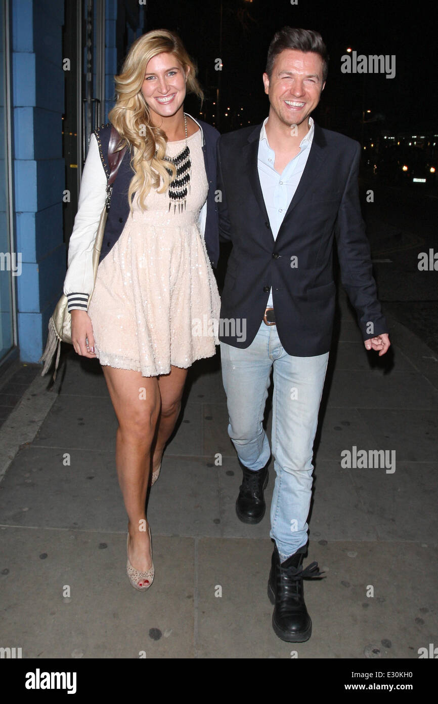 Celebrities at Raffles nightclub Featuring: Francesa Hull Where: London ...