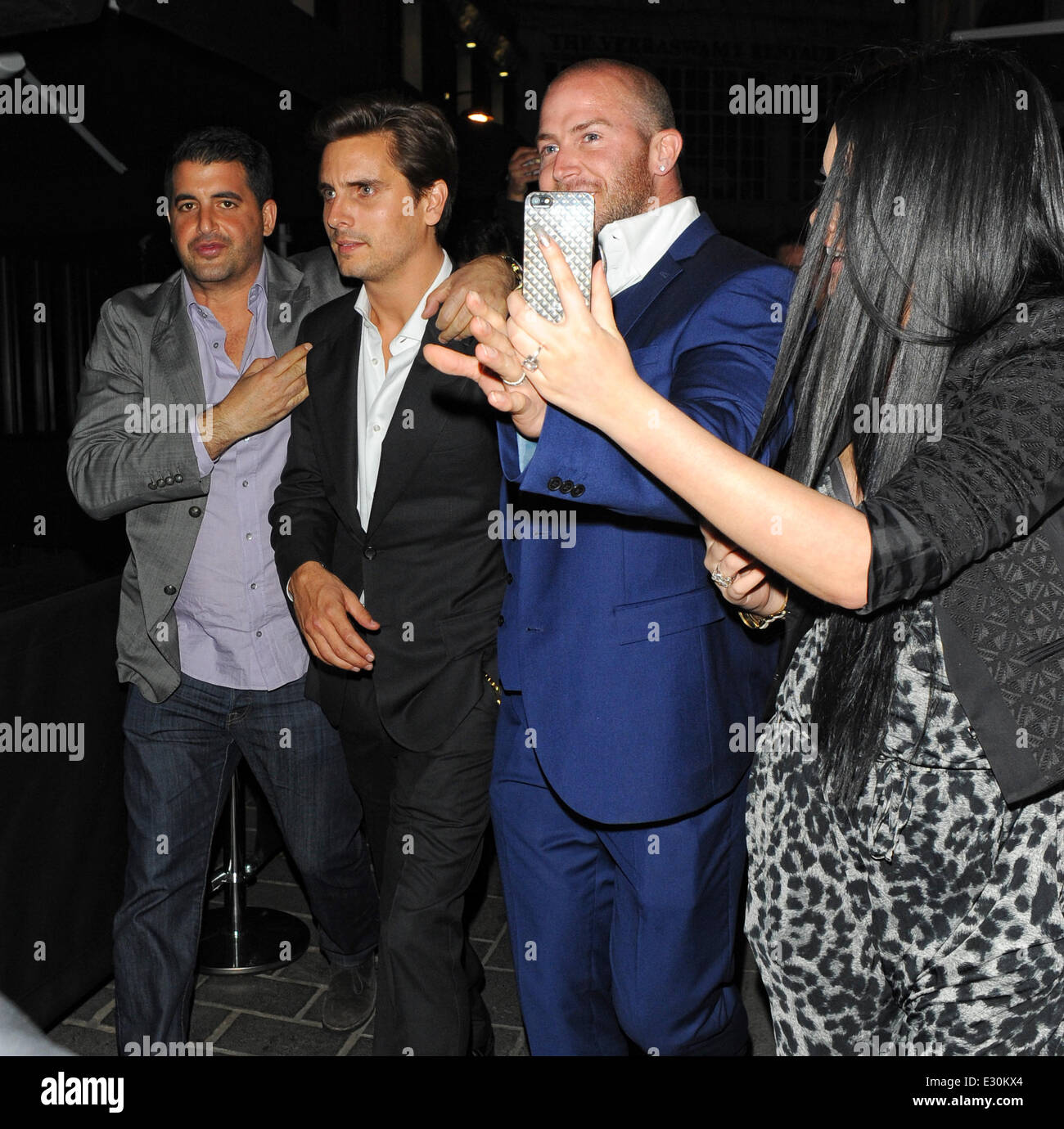 Scott Disick is seen leaving a London nightclub, at 3:11am, with ...